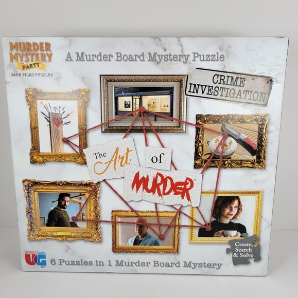 Games | Murder Mystery Party Case File Murder Board Puzzle The Art Of ...